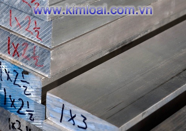 Nhôm thanh vuông, chữ nhật A6061, A5052, A1050, A1100, A2040, A7050, A7055, A7075 - Thép, INOX ...